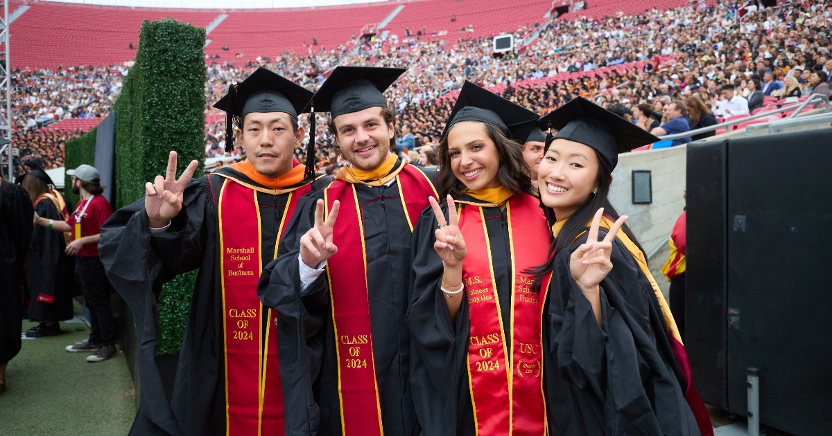 USC Marshall To Honor Graduates at 2025 Commencement Ceremony - USC ...