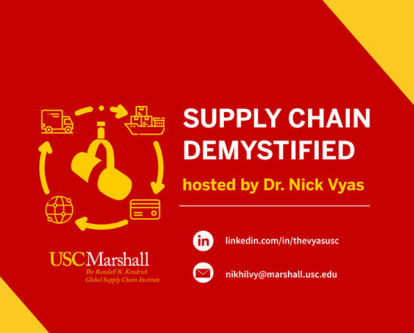 Randall R. Kendrick Global Supply Chain Institute - USC Marshall